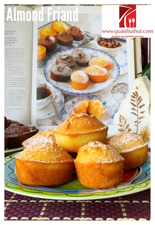 Classic French Almond Friands (杏仁费南雪) - Guai Shu Shu